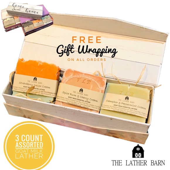 THE LATHER BARN | Bath | Oatmeal Milk Cream And Honey Goat Milk Lather ...
